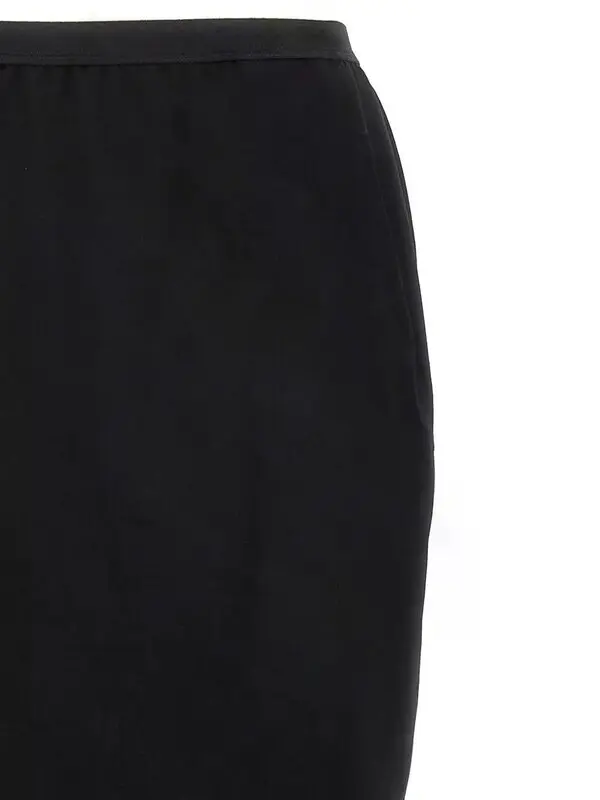 Rick Owens Pillar Back-split Maxi Skirt - Black