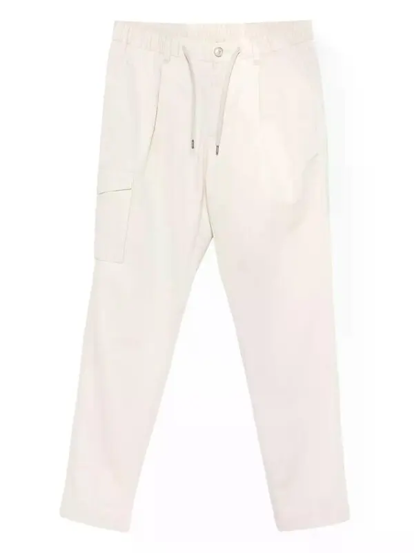 Herno Drawstring Cargo-pocket Trousers - Neutrals