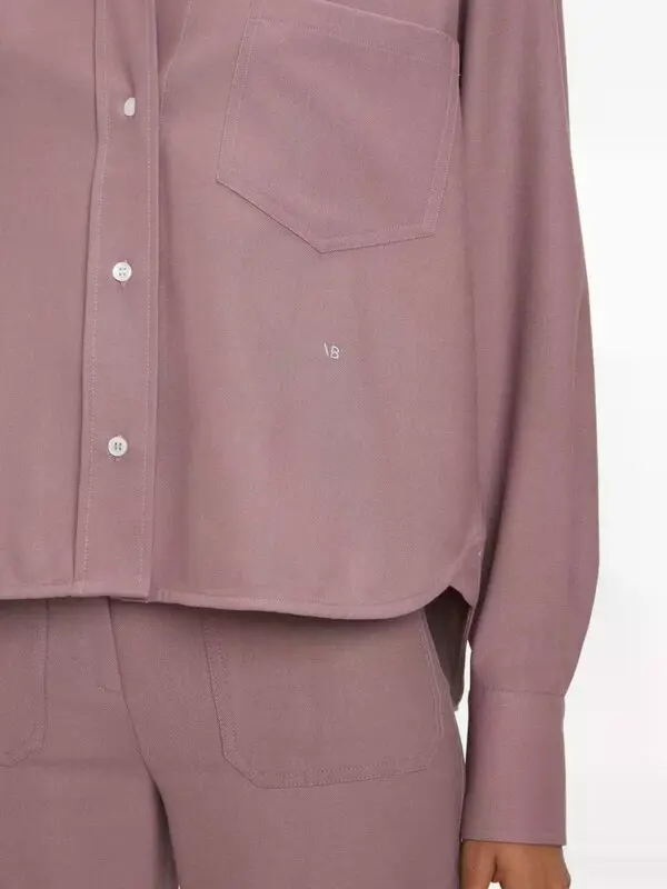 Victoria Beckham Long-sleeve Shirt - Pink