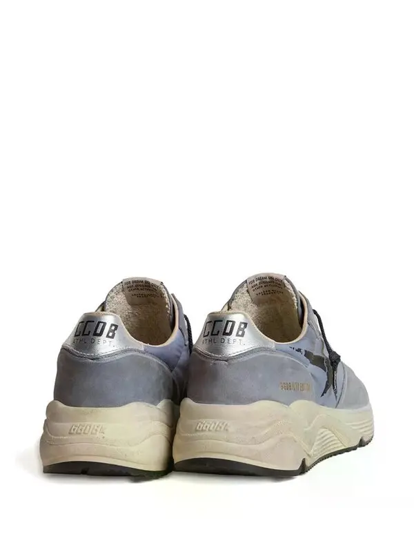 GOLDEN GOOSE Running Sole Star-embellished Sneakers - Blue