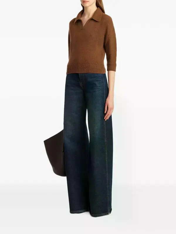 Khaite Dane Wide-leg Jeans