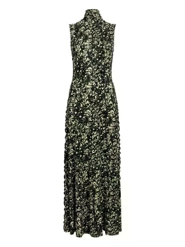 Proenza Schouler White Label Floral Maxi Dress - Black