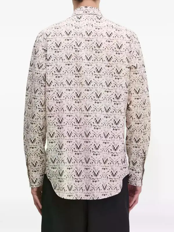 Paul Smith Patterned Long-sleeved Shirt