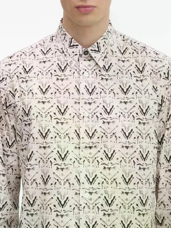 Paul Smith Patterned Long-sleeved Shirt