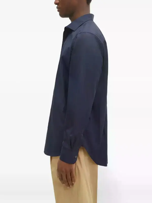 Paul Smith Long-sleeve Cotton Shirt - Blue