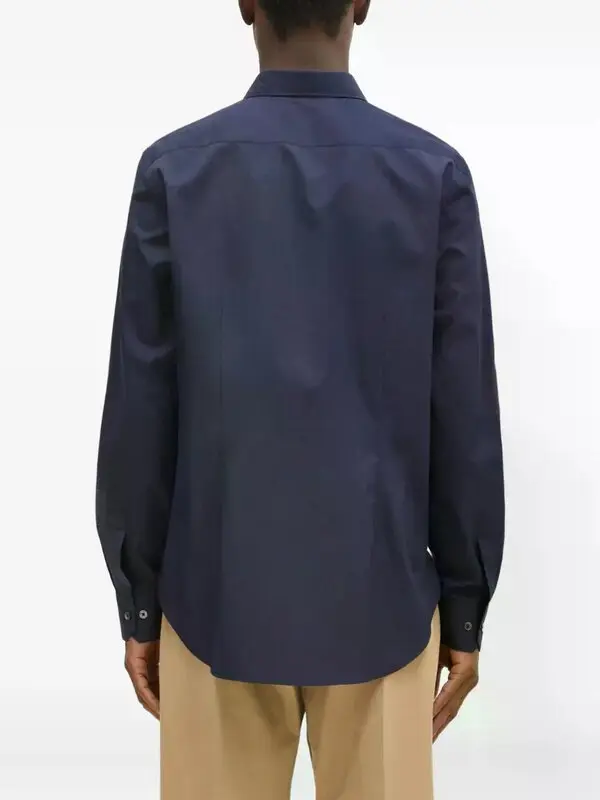 Paul Smith Long-sleeve Cotton Shirt - Blue