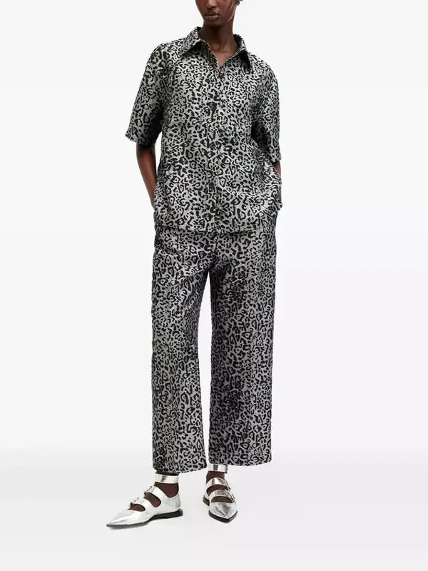 ALLSAINTS Leopard-print Trousers