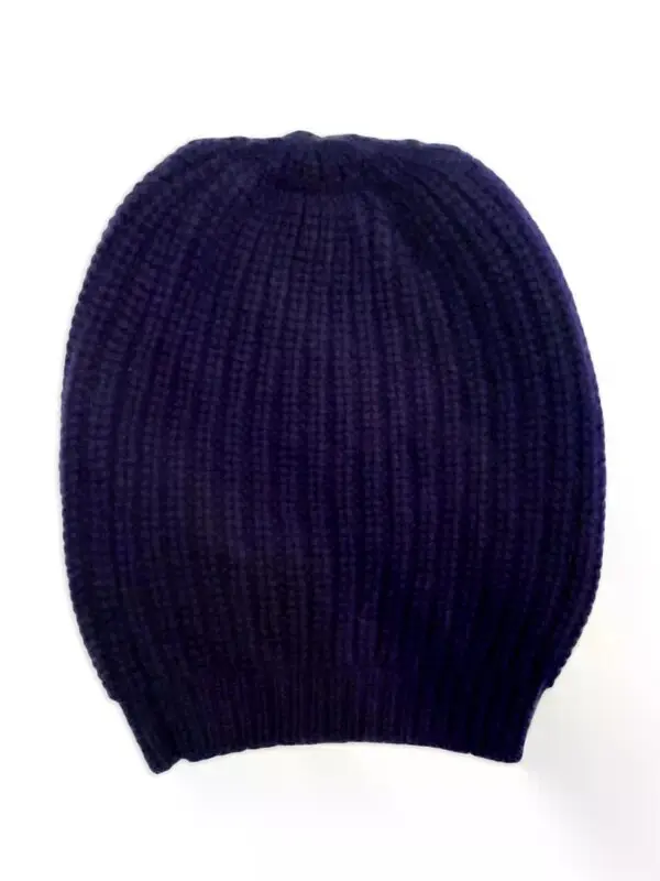 LA ROSE Cashmere Beanie - Blue