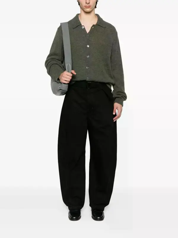 LEMAIRE Twisted Belted Jeans - Black