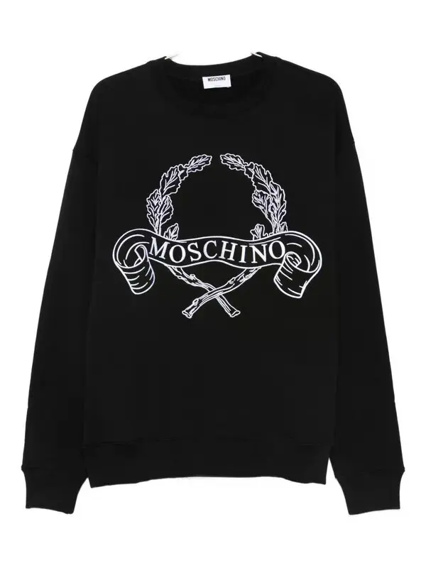 Moschino Embroidered Sweatshirt - Black