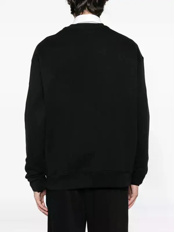 Moschino Embroidered Sweatshirt - Black