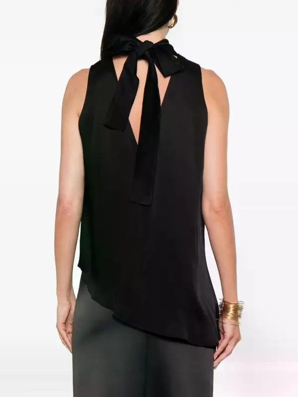 RÓHE Cowl-neck Sleeveless Blouse