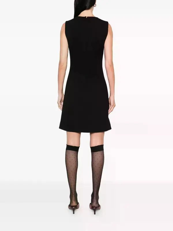 Dolce & Gabbana Leopard-print Lining Sleeveless Mini Dress
