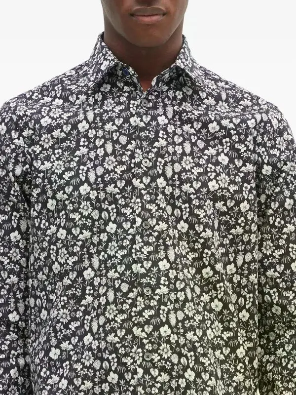 Paul Smith Floral Print Cotton Shirt