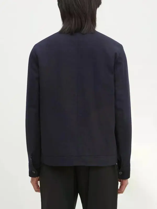 Paul Smith Button-fastening Wool Shirt Jacket
