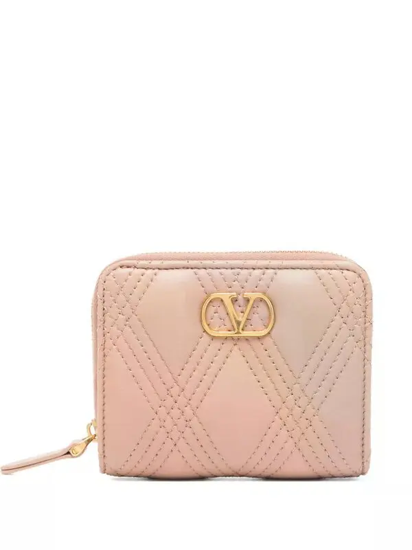 Valentino Garavani Quiltie 67 Wallet - Pink