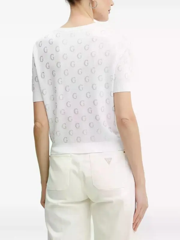 Guess Logo-embellished Short-sleeve Top