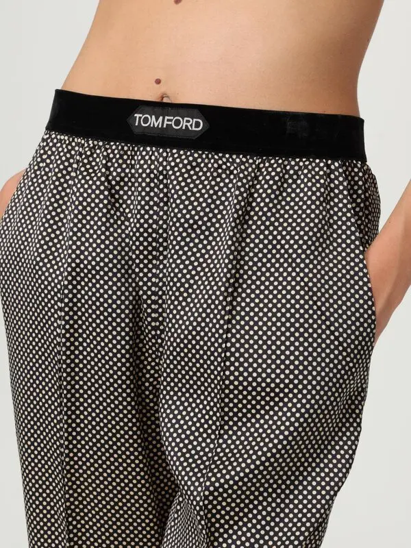 TOM FORD Wide-leg Pants - Black