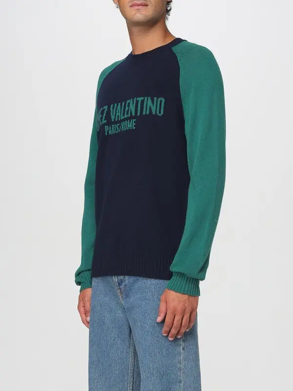 Valentino Garavani Crew Neck Sweater - Blue