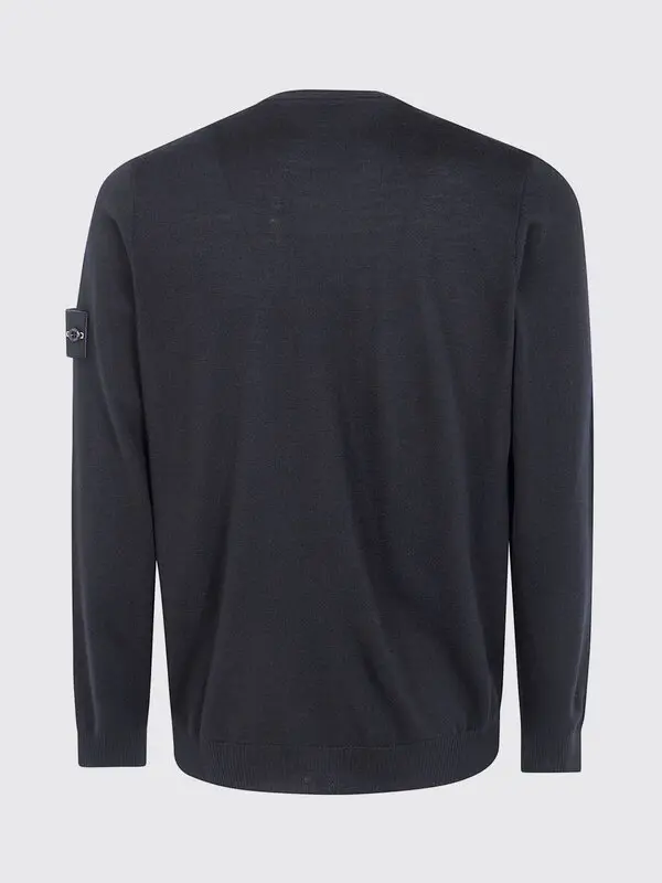 Stone Island Crew Neck Sweater - Black