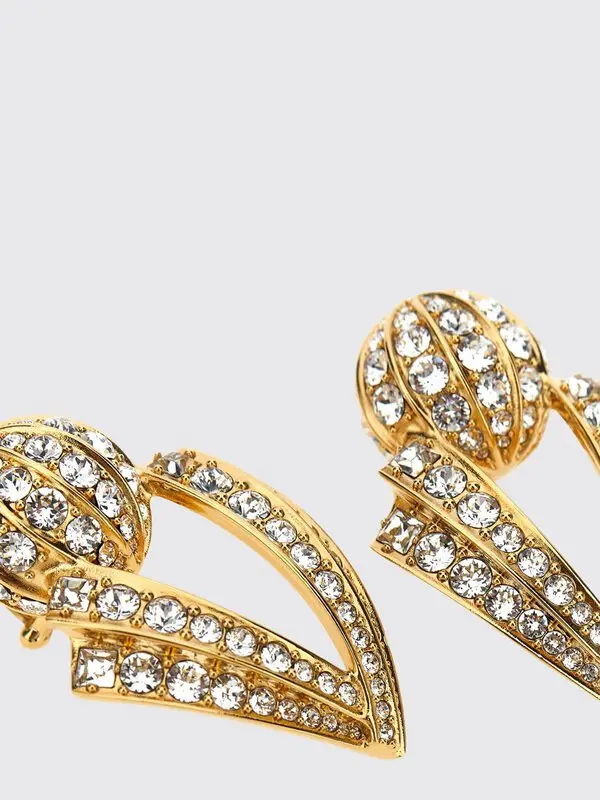 Valentino Garavani Embellished Crystal Drop Earrings