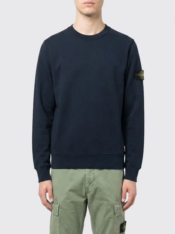 Stone Island Crew Neck Sweatshirt - Blue
