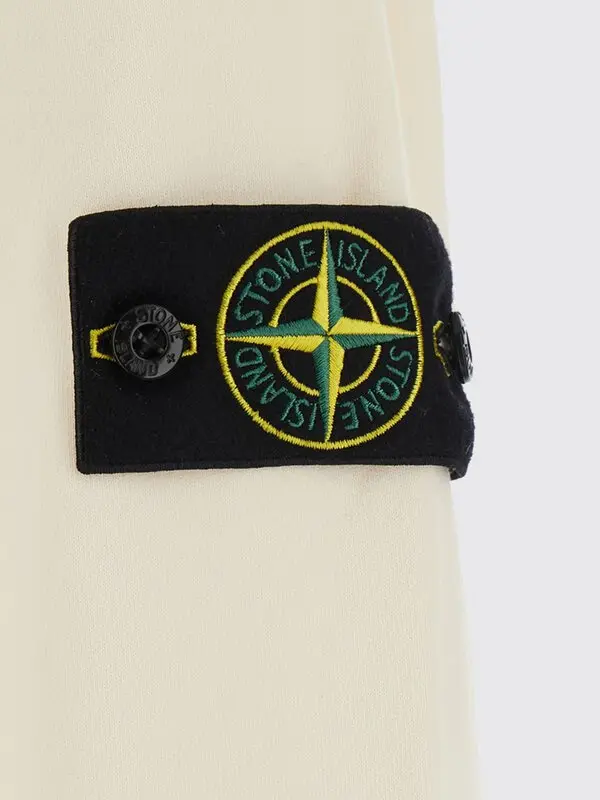 Stone Island Crew Neck Sweatshirt - Milk