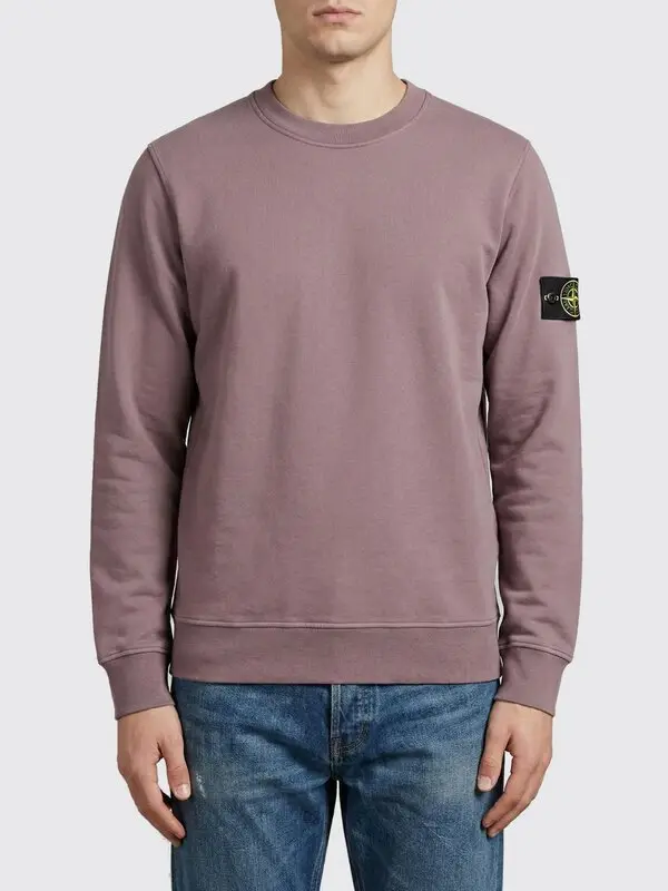 Stone Island Crew Neck Sweatshirt - Violet