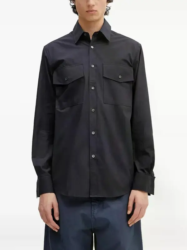 Paul Smith Long-sleeve Double-pocket Shirt