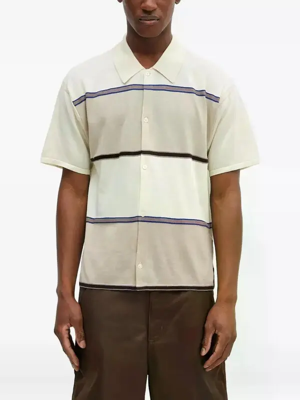 Paul Smith Polo-neck Striped Shirt