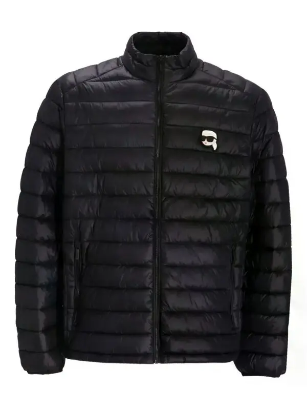 Karl Lagerfeld Quilted Logo Jacket