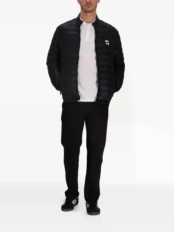 Karl Lagerfeld Quilted Logo Jacket