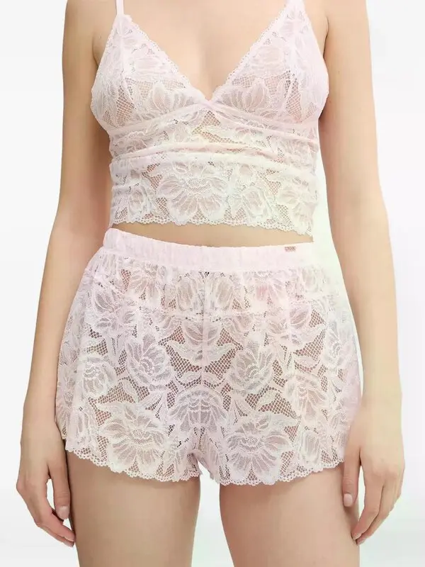 Guess Floral-lace Lingerie Set