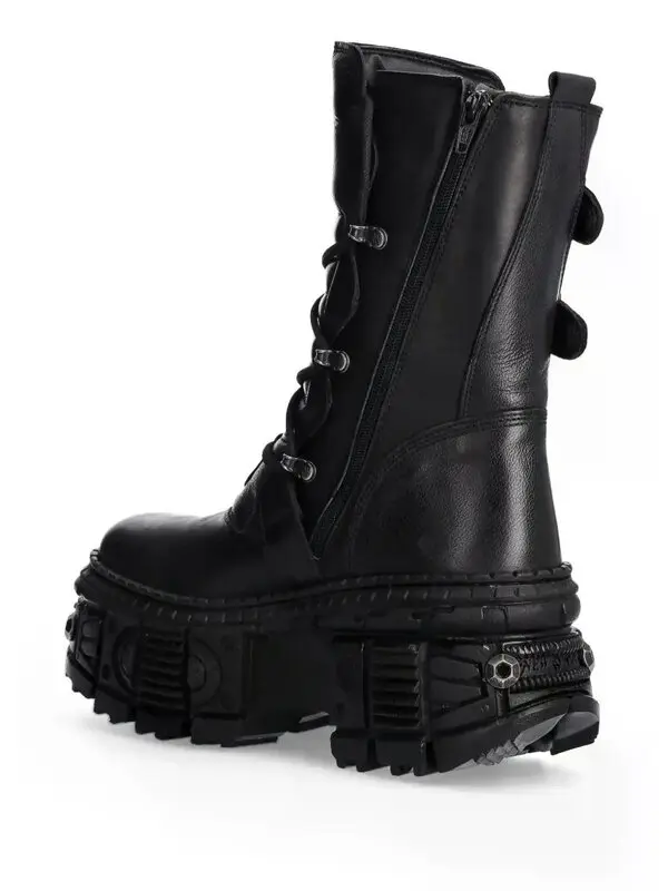 NEW ROCK 100mm M-wall373-s11 Platform Boots