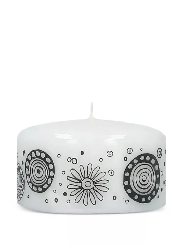 10 CORSO COMO Printed Candle - White