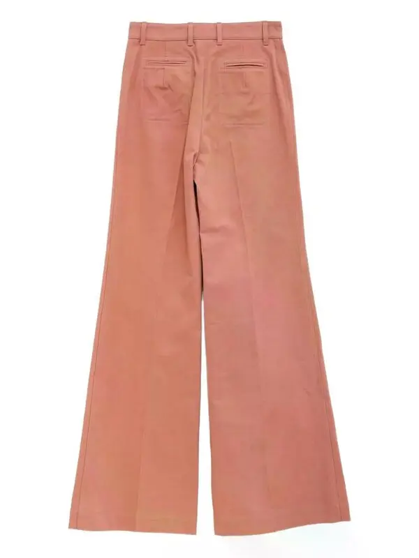 Chloé Cotton Straight Trousers