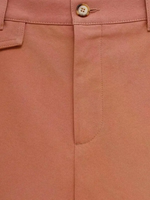 Chloé Cotton Straight Trousers