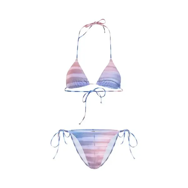 Jean Paul Gaultier Air Printed Bikini Set - Blue