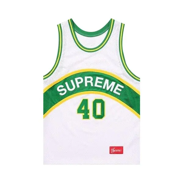 Supreme Curve Basketball Jersey - White
