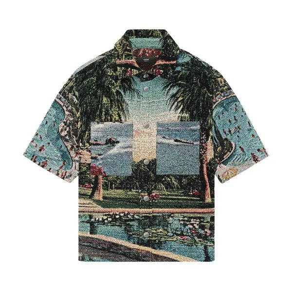 Amiri Paradise Tapestry Shirt - Multicolor