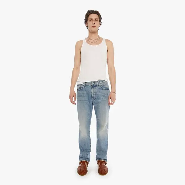 MOTHER The Bronco Straight-leg Jeans - Blue