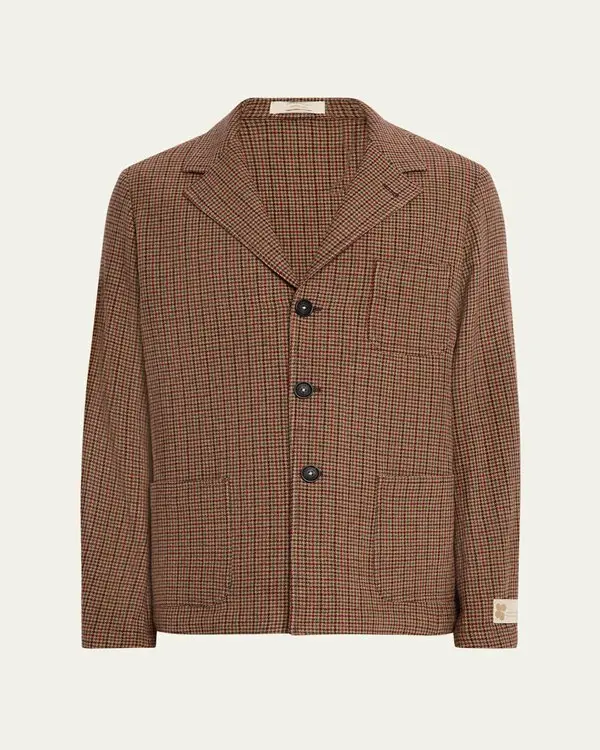Massimo Alba Gstaad Wool Nehru Jacket