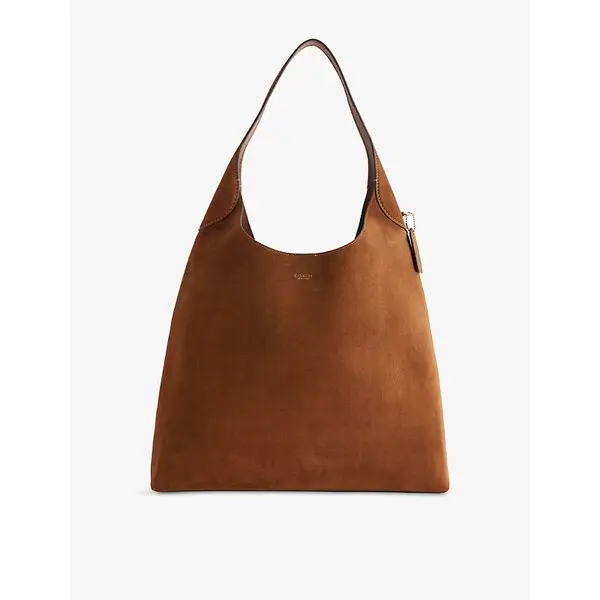 COACH Brooklyn 39 Suede Shoulder Bag - B4/warm Brown