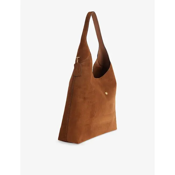 COACH Brooklyn 39 Suede Shoulder Bag - B4/warm Brown