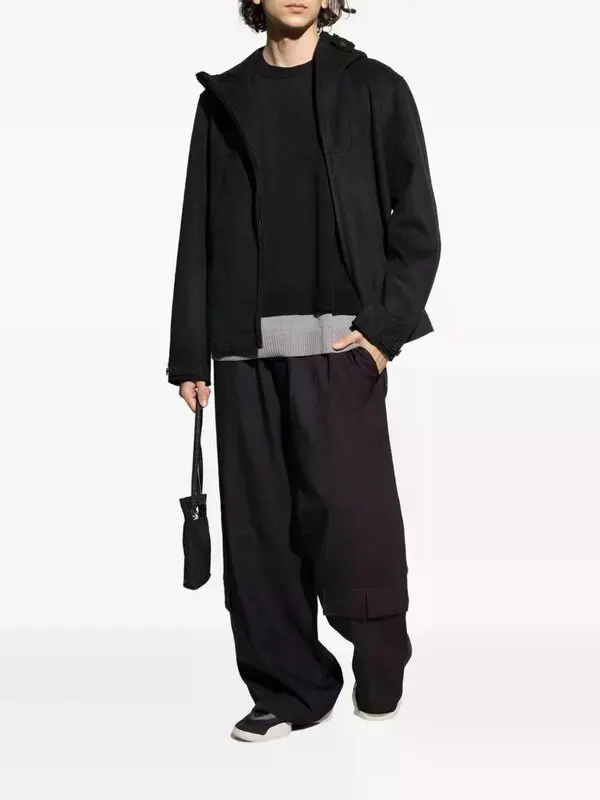 Y3 Hooded Zip-front Jacket