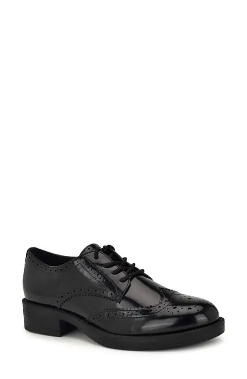 Nine West Studey Brogue Derby - Black