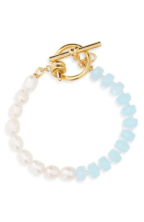 Kate Spade New York Ropes & Knots Toggle Bracelet - Cream/blue