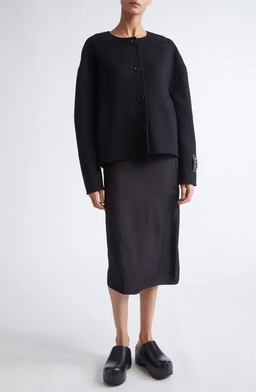 Marni Double Face Virgin Wool & Cashmere Jacket
