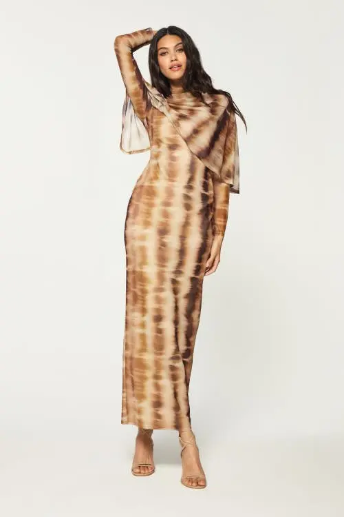 DASKA Capella Maxi Dress - Tie Dye Print