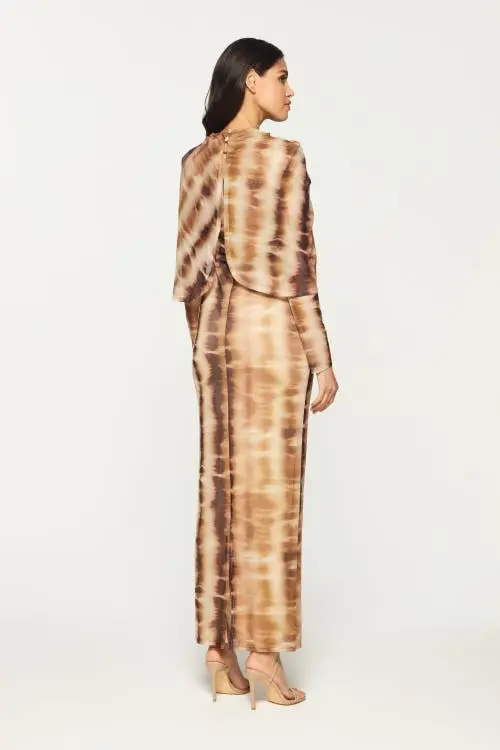 DASKA Capella Maxi Dress - Tie Dye Print